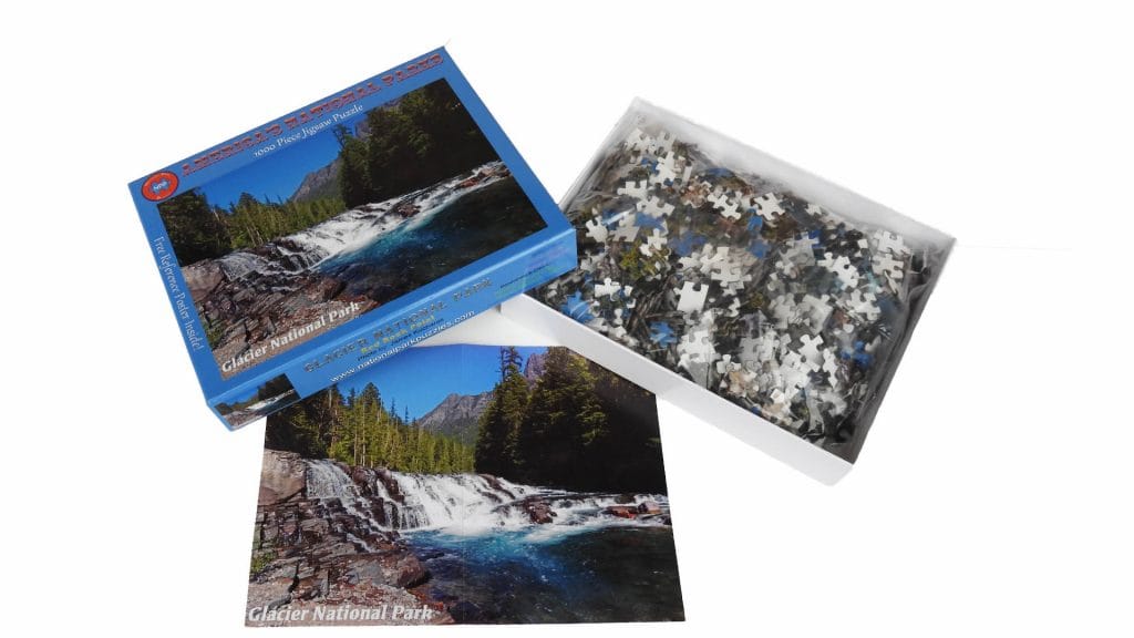 Glacier National Park Red Rock Point Premium Quality 1000 Piece Puzzle ...